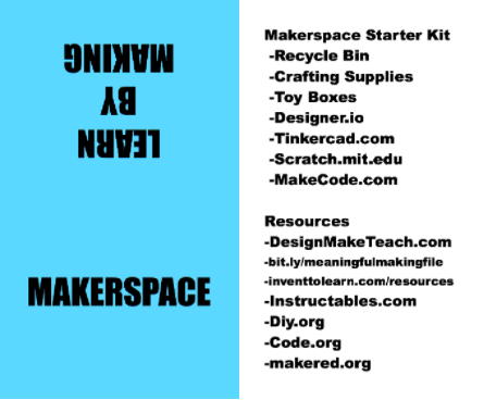 Makerspace Starter Kit 2018 | Design Make Teach